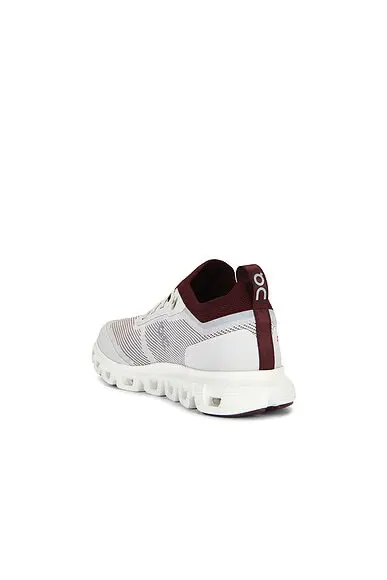 On 6 Versa Sneakers - Silver & Maroon