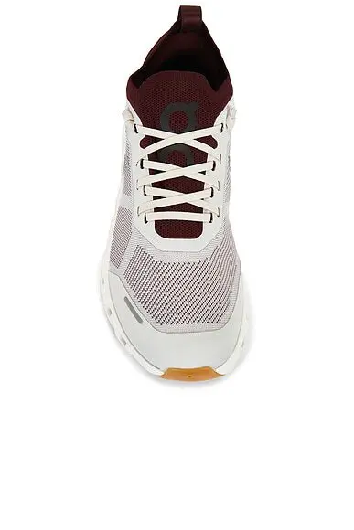 On 6 Versa Sneakers - Silver & Maroon