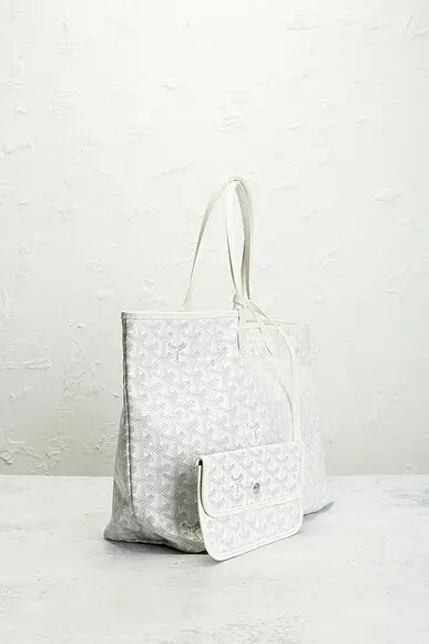 Goyard Saint Louis Pm Tote Bag - White