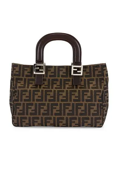 Fendi Zucca Canvas Handbag