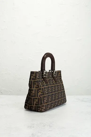 Fendi Zucca Canvas Handbag