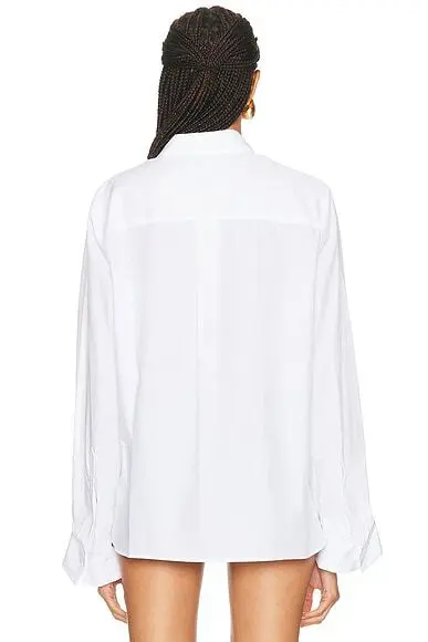 TWP Button-down Shirt With Chest Pocket And Button Cuffs