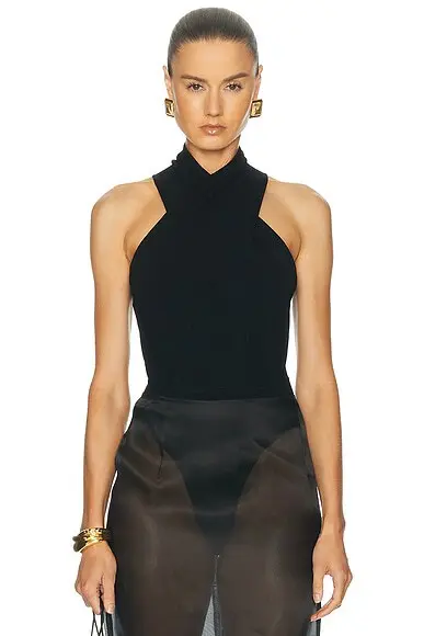 Simkhai Juno Bodysuit Top