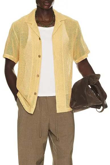 Oas Terra Cuba Shirt - Dark Yellow