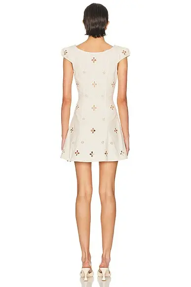 MIRROR PALAIS Maria Micro Dress - Leite