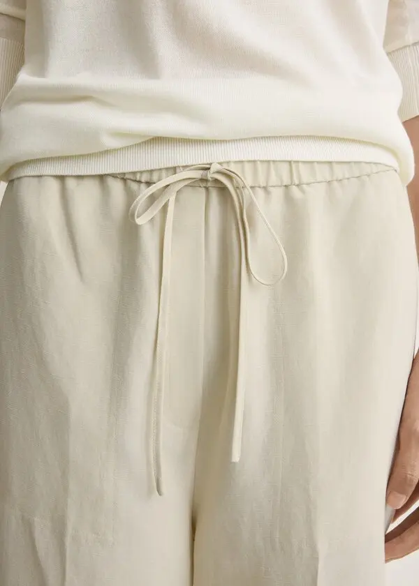TOTEME Fluid Drawstring Trousers