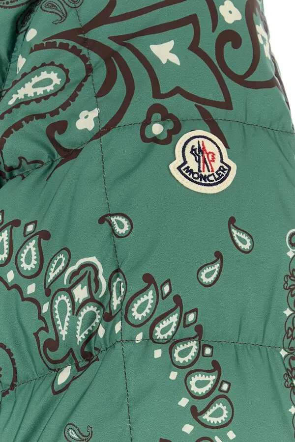 Moncler Printed Polyester Reversible Chalvron Down Jacket