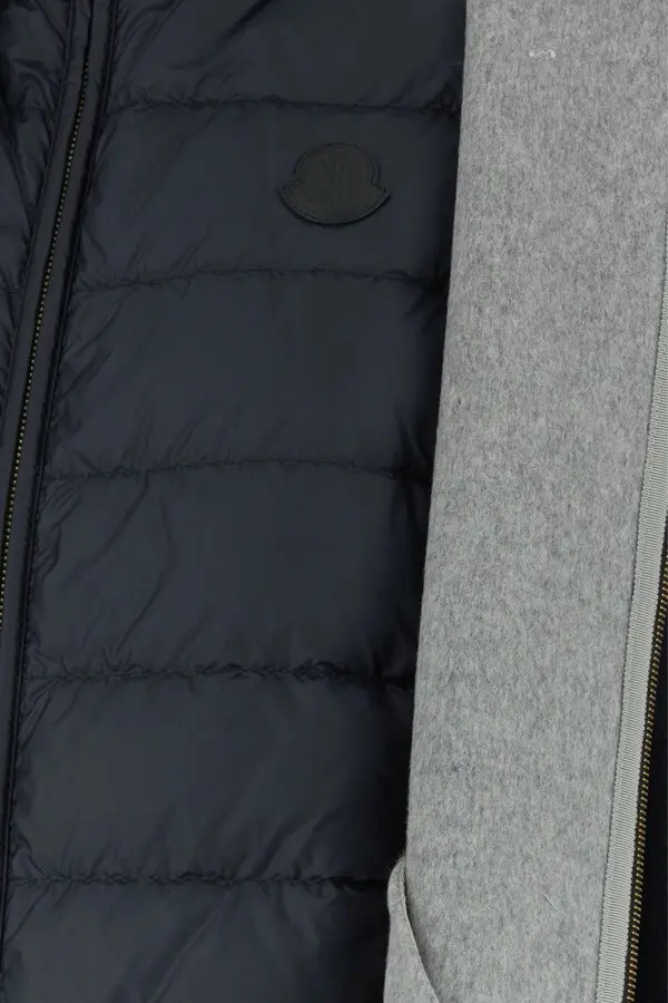 Moncler Dark Wool Blend Hemiptere Jacket