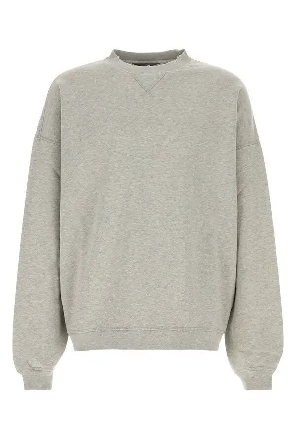 GOLDEN GOOSE Melange Cotton Oversize Sweatshirt