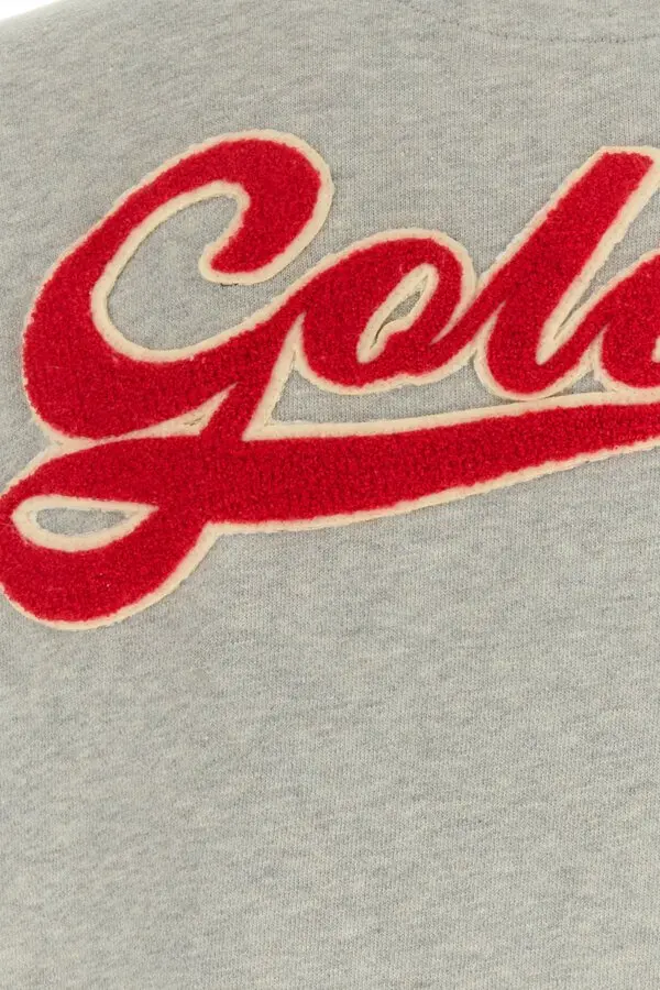 GOLDEN GOOSE Melange Cotton Oversize Sweatshirt
