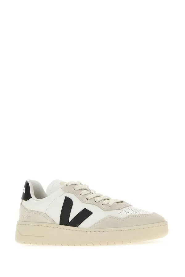 VEJA Multicolor Leather And Suede V-90 Sneakers