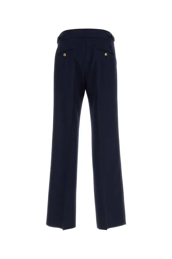 Dolce & Gabbana Navy Wool Pant