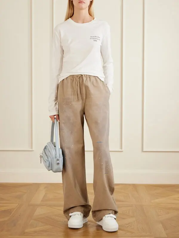 Acne Studios Steffey Leather Platform Sneakers