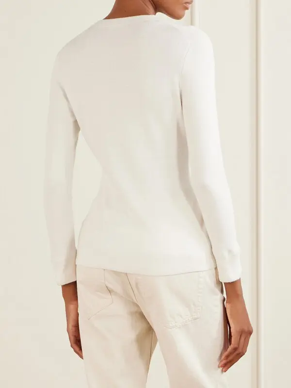 THE ROW Okino Cotton And Silk-blend Cardigan