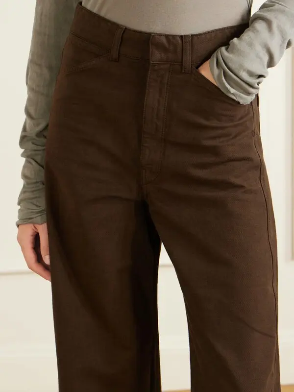 LEMAIRE High-waist Wide-leg Jeans