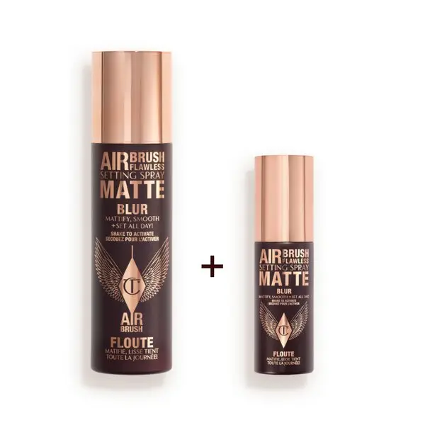 Charlotte Tilbury Airbrush Flawless Setting Spray Matte Full-size + Travel-size Duo