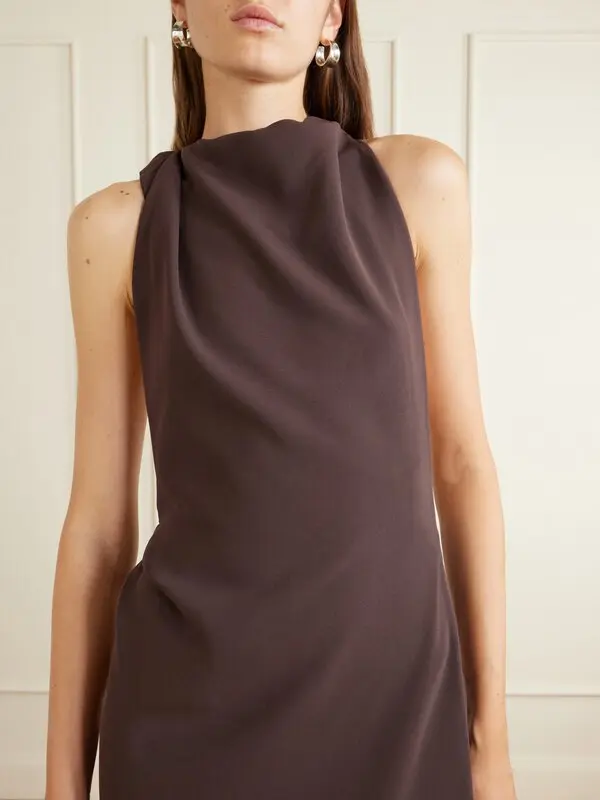 Proenza Schouler Selena Crepe Maxi Dress - Brown