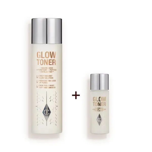 Charlotte Tilbury Glow Toner Full-size + Travel-size Duo