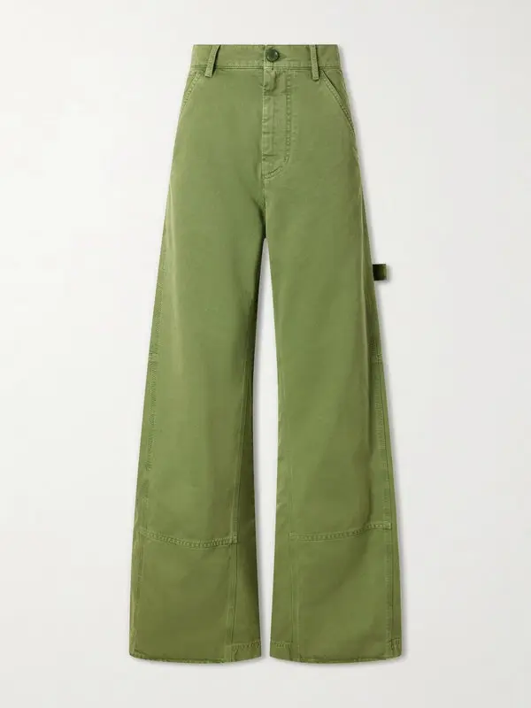 Marni Cotton Drill Wide-leg Cargo Pants