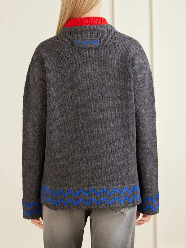 Marni Layered Wool Sweater