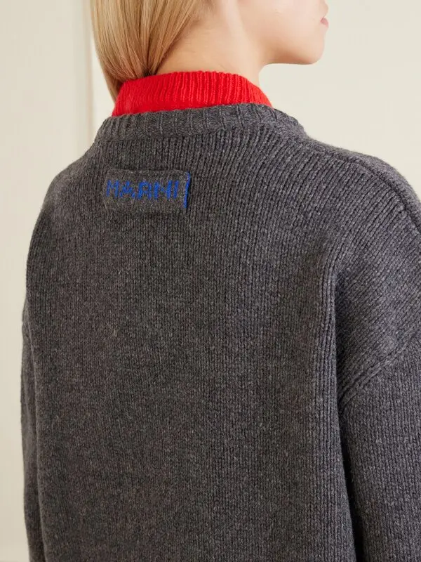 Marni Layered Wool Sweater