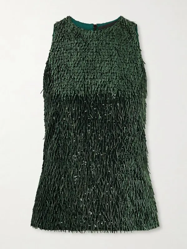 DIMA AYAD Embellished Jersey Blouse
