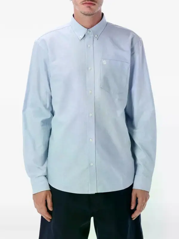 Carhartt Work In Progress Logo-embroidered Button-down Shirt
