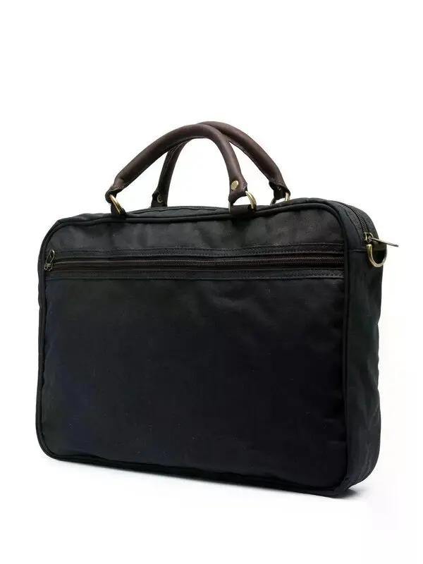 Barbour Waxed Leather Briefcase