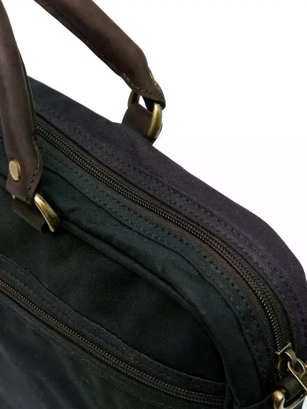 Barbour Waxed Leather Briefcase