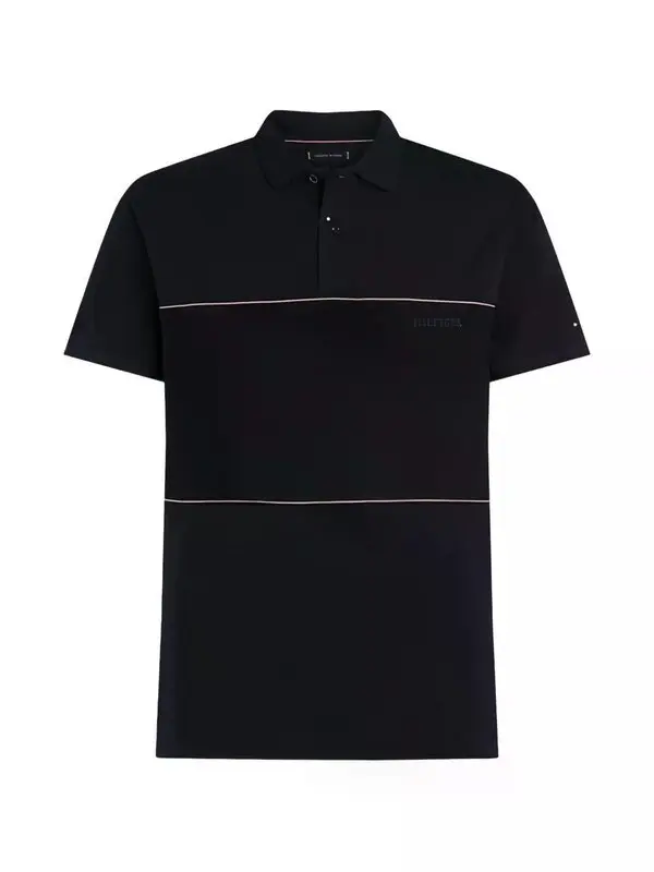 Tommy Hilfiger Stripe Blocking Polo Shirt