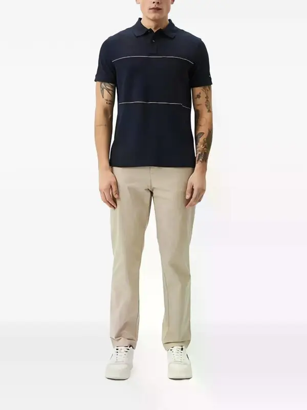 Tommy Hilfiger Stripe Blocking Polo Shirt