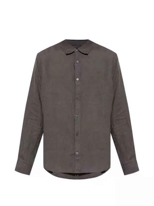 ALLSAINTS Loom Long-sleeve Shirt - Grey