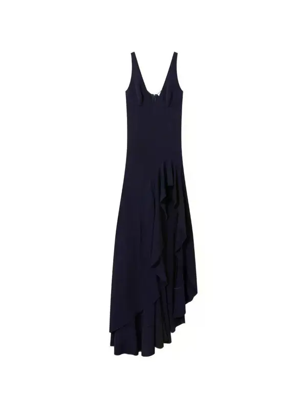 Stella McCartney Ruffled Asymmetric Dress - Blue