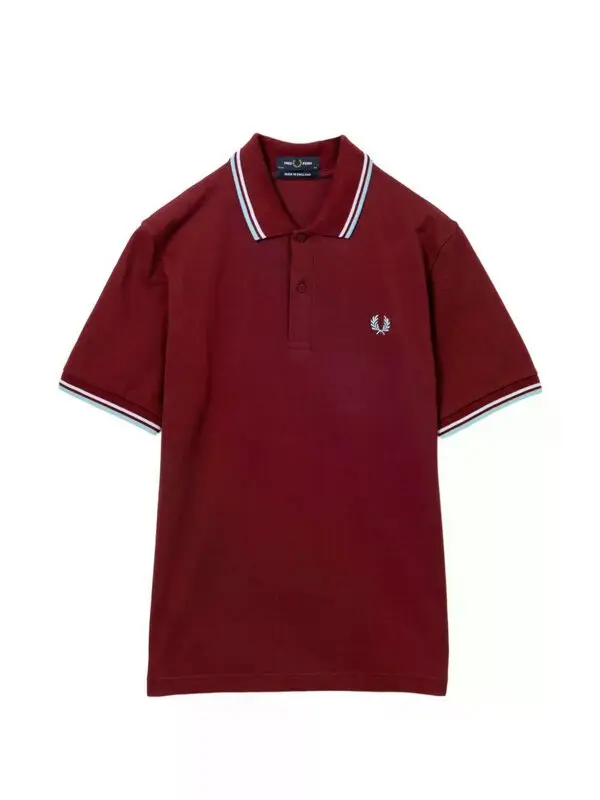 Fred Perry Logo-embroidered Tipped Collar Polo Shirt