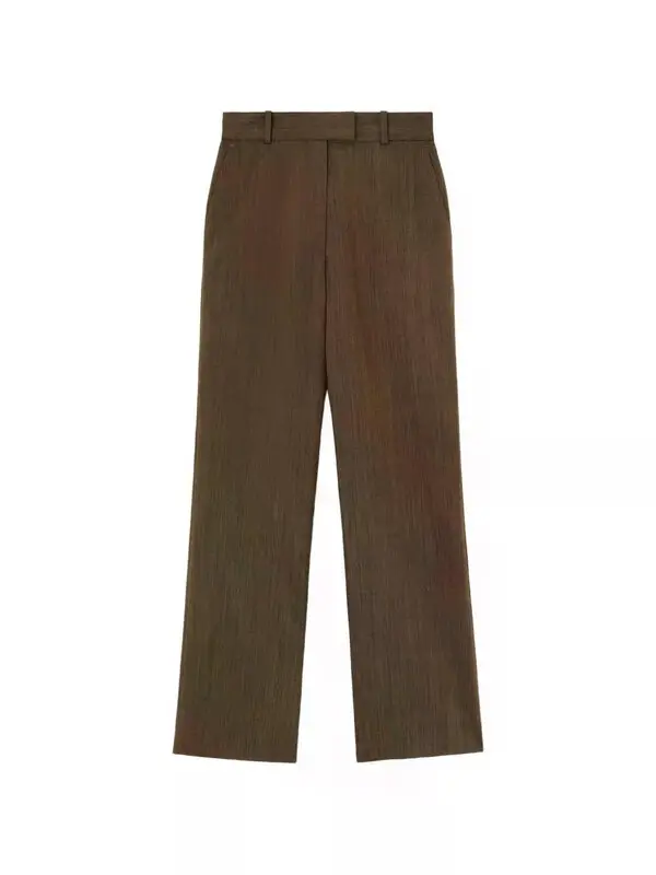 GANNI Mélange Effect Tailored Trousers