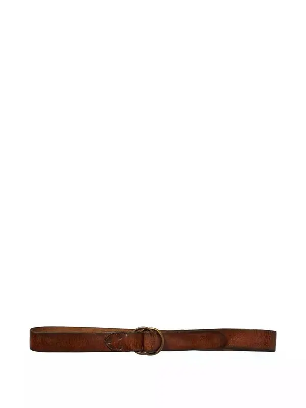 Ralph Lauren Double-ring Leather Belt - Brown