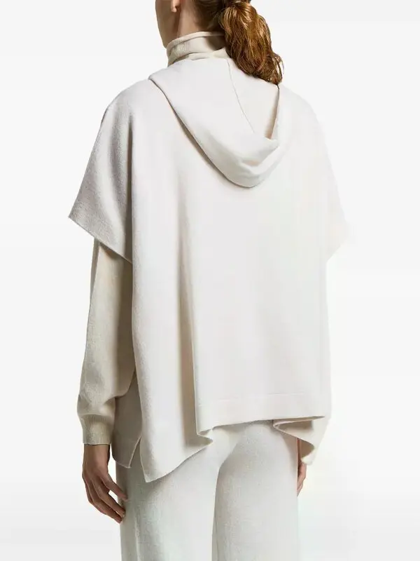 Peserico Short-sleeve Hoodie With Drawstring Hood And Chest Pocket