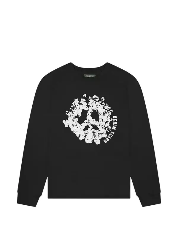 DENIM TEARS Peace Wreath Long-sleeve T-shirt - Black