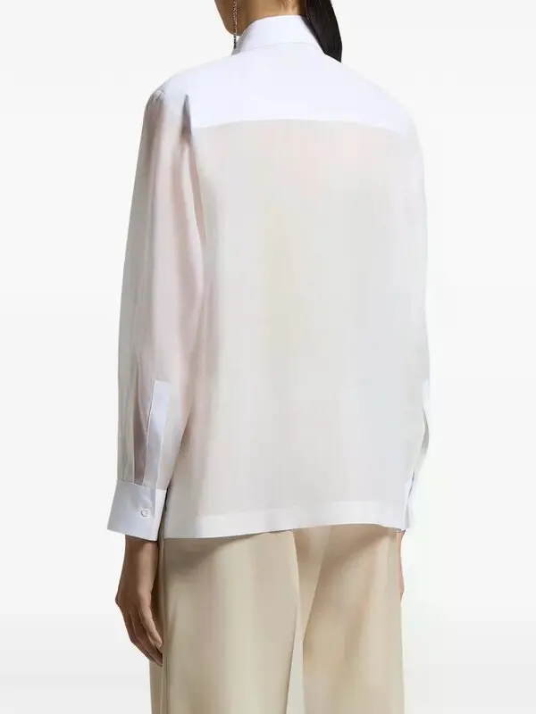 Peserico Long-sleeved Sheer Shirt
