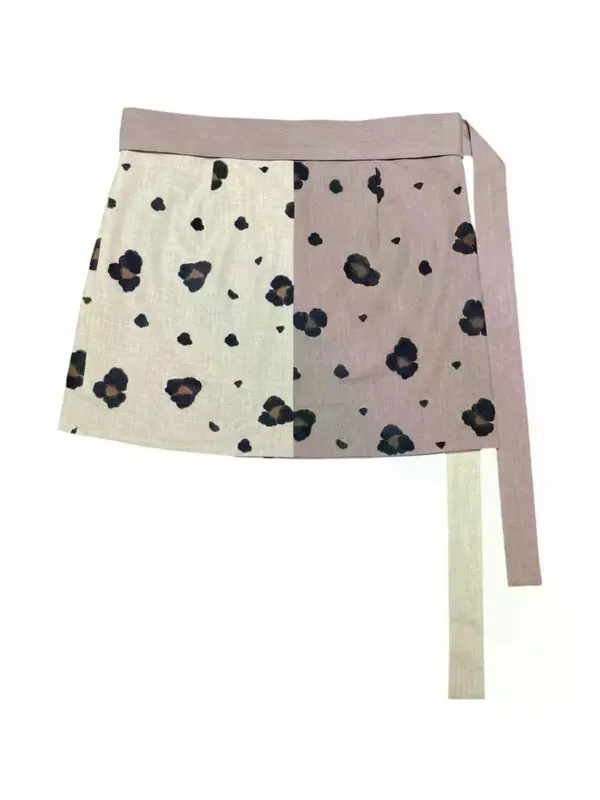 ORSINA Animal-print Wrap Mini Pareo