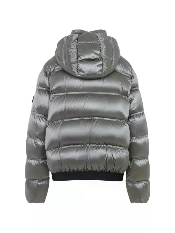 Moncler Quilted Hooded Jacket - Grey