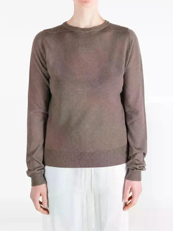 Rick Owens Ribbed-trim Crew-neck Sweater