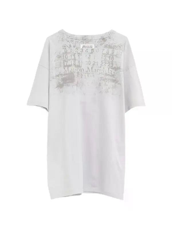 MAISON MARGIELA Logo-print Drop-shoulder T-shirt