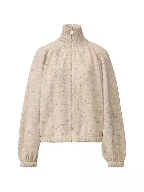 Fabiana Filippi Zip-up Flecked Cardigan