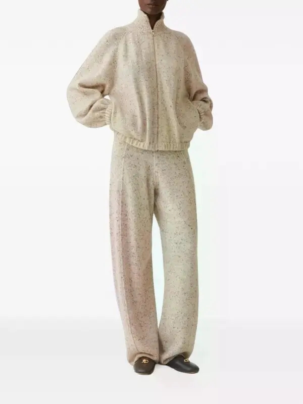 Fabiana Filippi Zip-up Flecked Cardigan