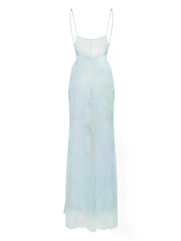 Gcds Floral Lace Jumpsuit - Blue