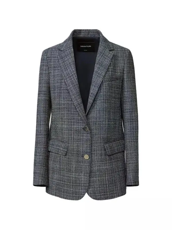 Fabiana Filippi Single-breasted Tweed Blazer
