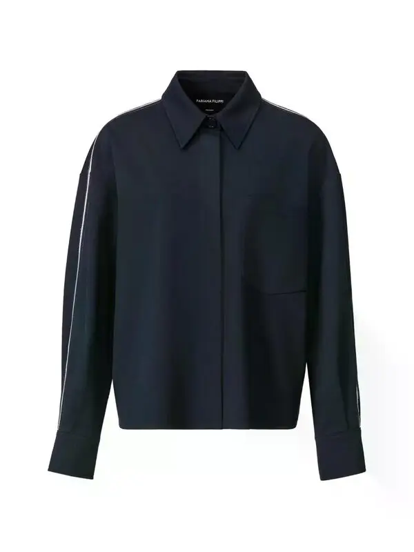 Fabiana Filippi Embellished Drop Shoulder Jacket
