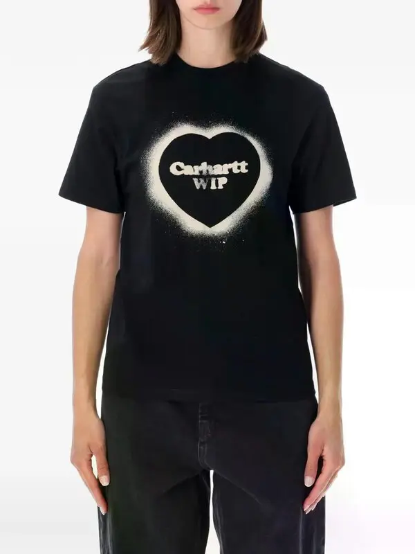 Carhartt Work In Progress Spray Heart Logo T-shirt