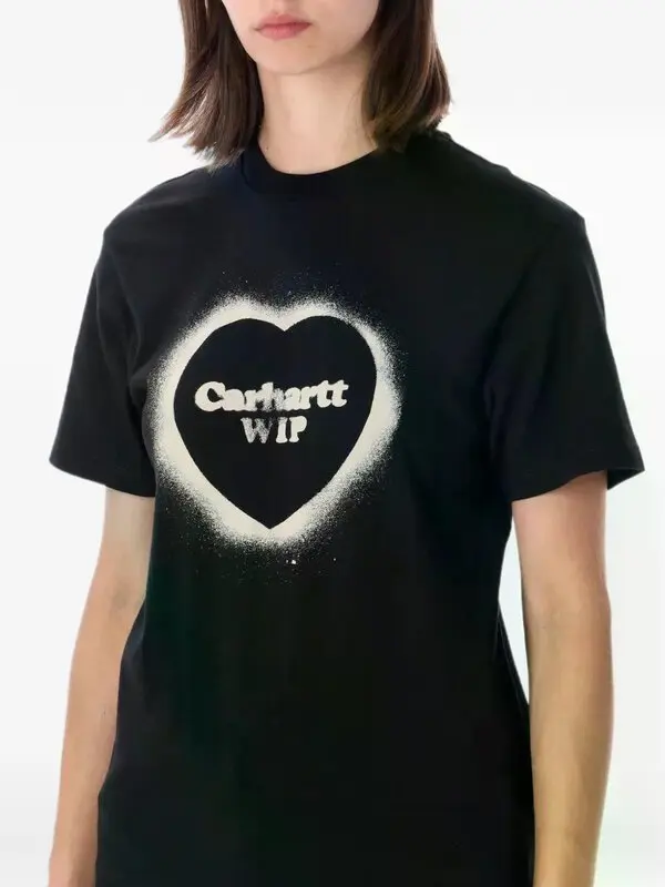 Carhartt Work In Progress Spray Heart Logo T-shirt
